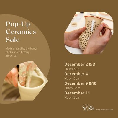 Pop-Up Ceramics Sale - Ella Sharp Museum